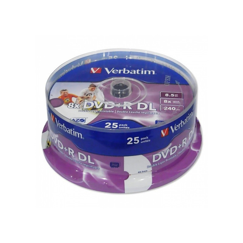 Verbatim DVD+R DL 8.5GB 240min 8x